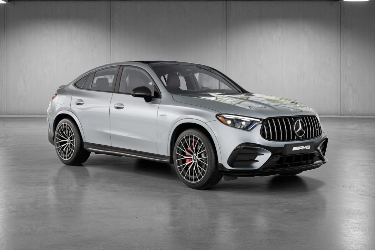 Mercedes-Benz GLC Coupe Color High Tech Silver Image – GLC Coupe Photos ...